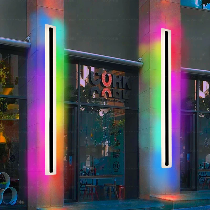 Modern-Waterproof-LED-Long-Strip-Wall-Lamp-RGB-Outdoor-IP68-Aluminum ...