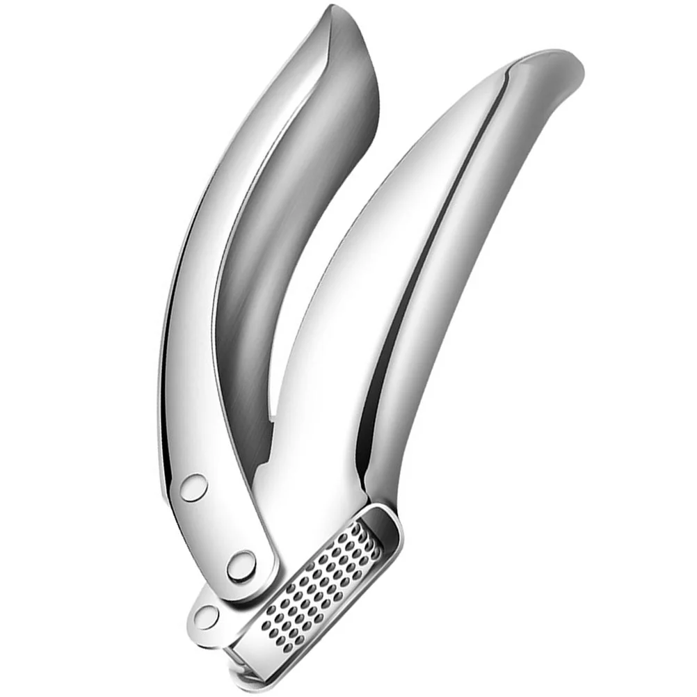 1Pc Stainless Steel Garlic Press Practical Garlic Squeezer Home Kitchen ...