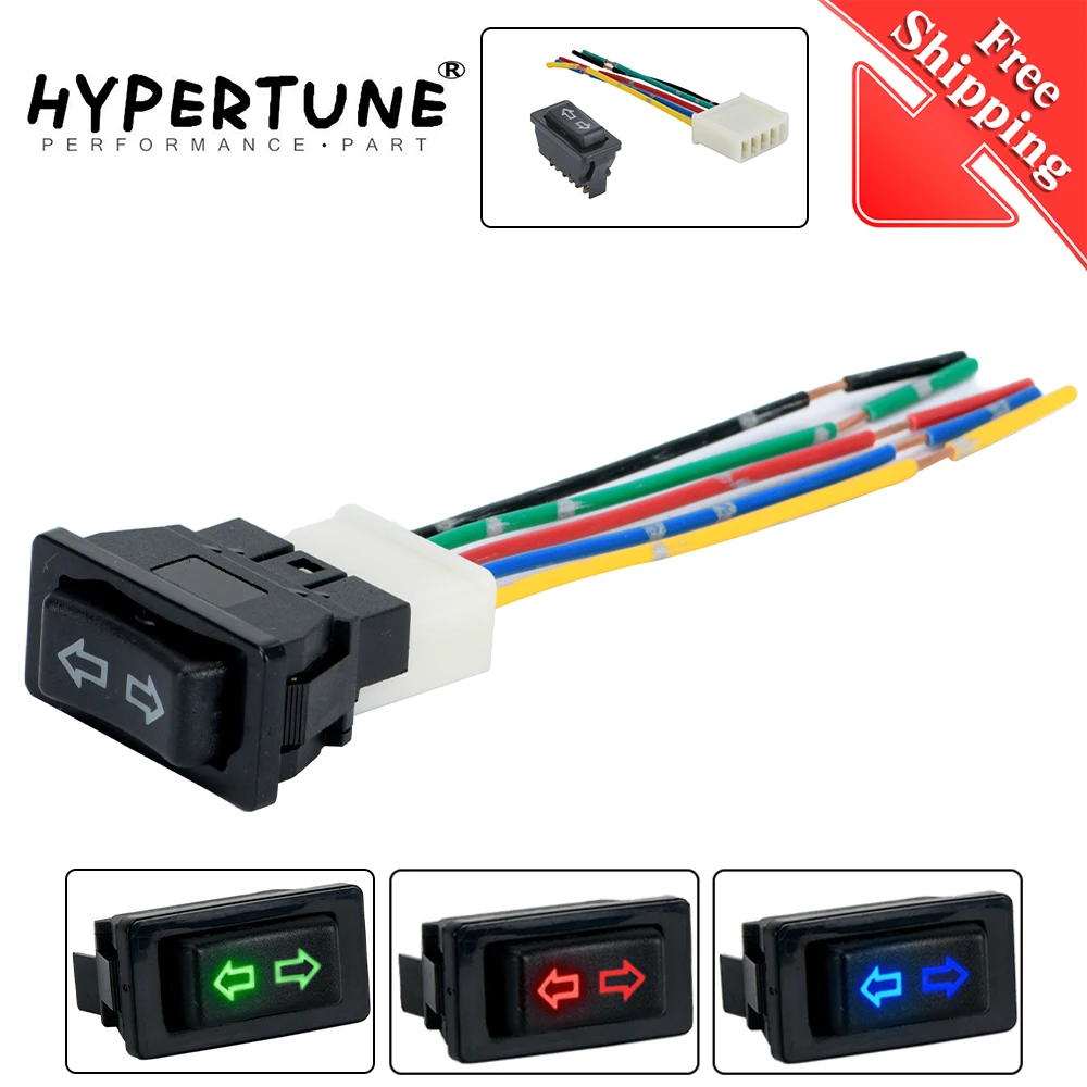 Professional-5-Pin-DC-12V-20A-Car-Power-Window-Switch-With-Controller ...