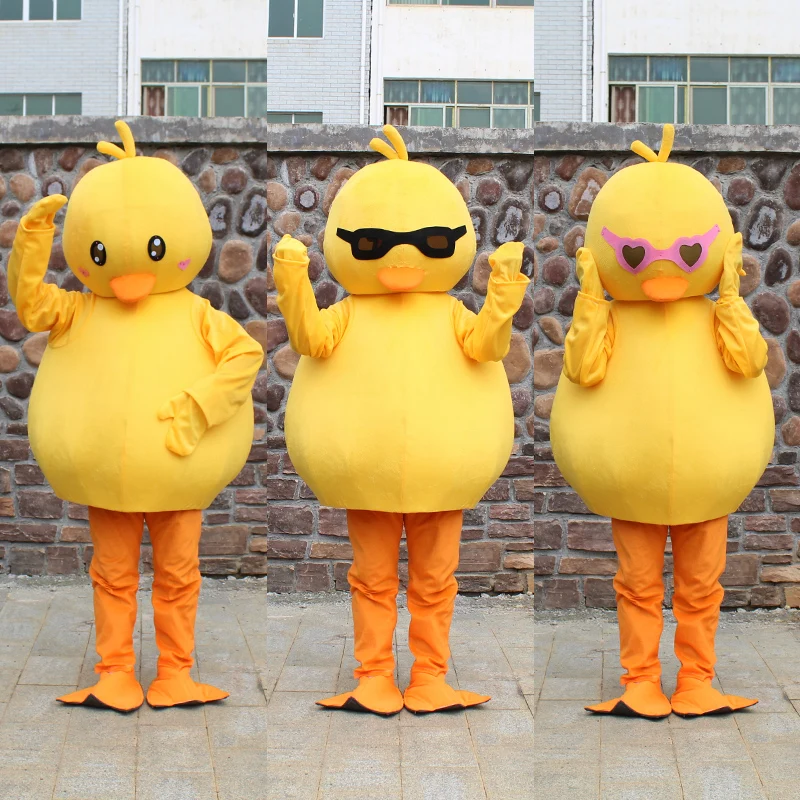 Disfraz-personalizado-de-Mascota-de-pato-amarillo-Kits-de-Cosplay-de ...