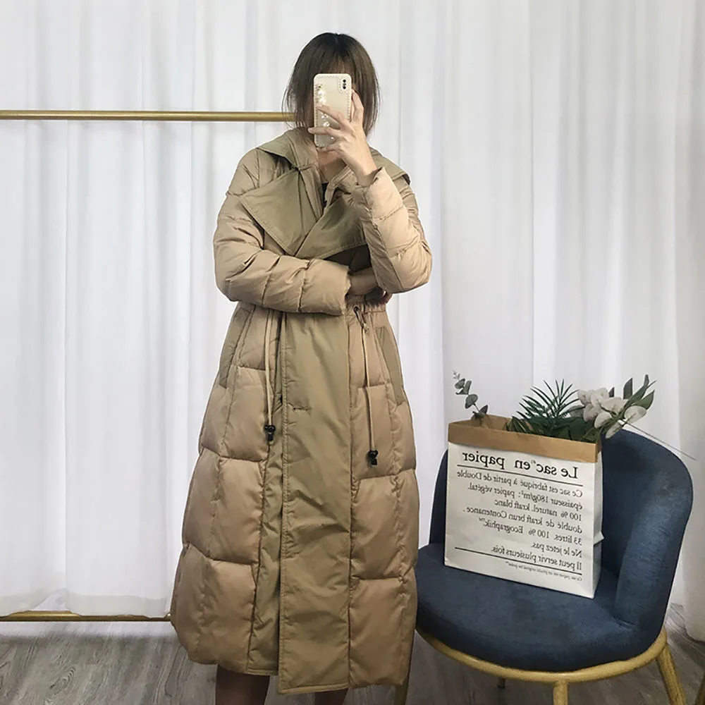 Chic Hooded Down Jackets 2022 New Fashion Solid Covered Button Coats ...
