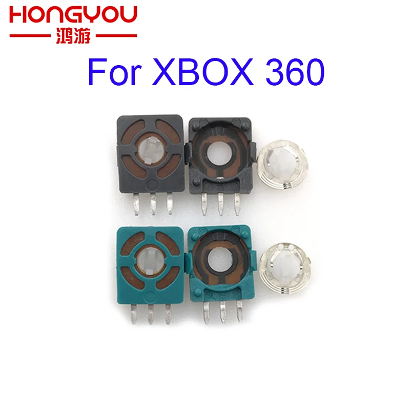 2pcs For Xbox360 3D Analog Joystick Sensor Thumb Stick Yellow ...