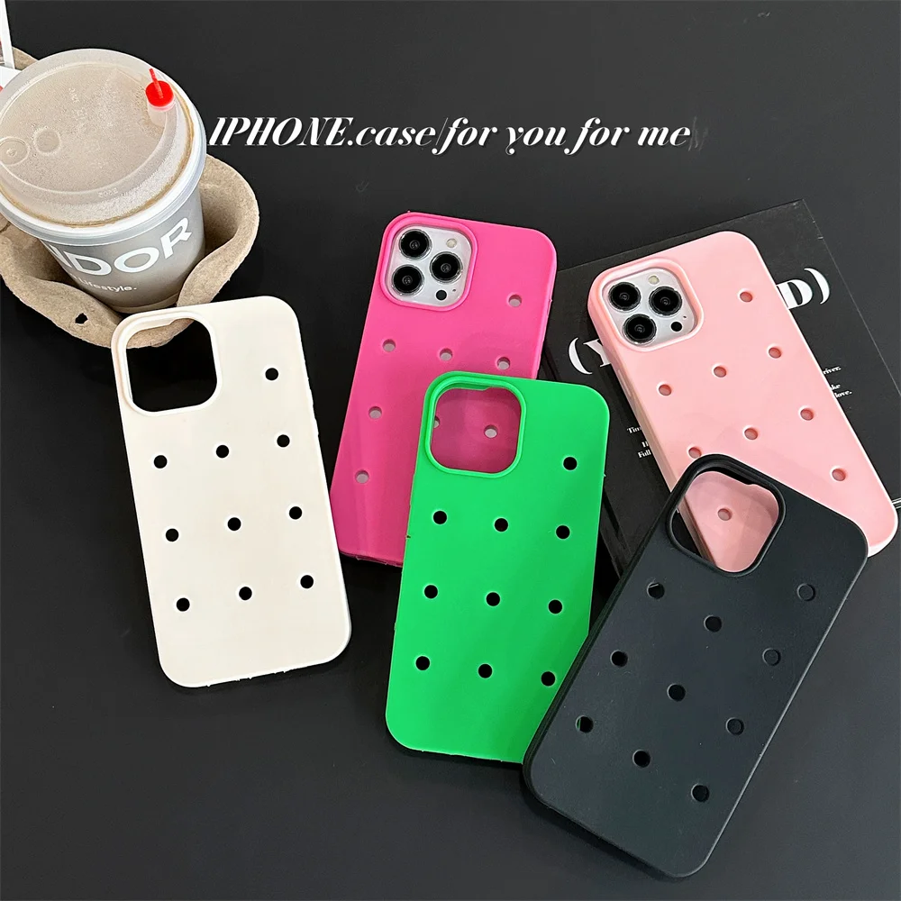 Capa-de-Telefone-de-Silicone-Macio-com-Furo-para-iPhone-Capa-Fosco-para ...