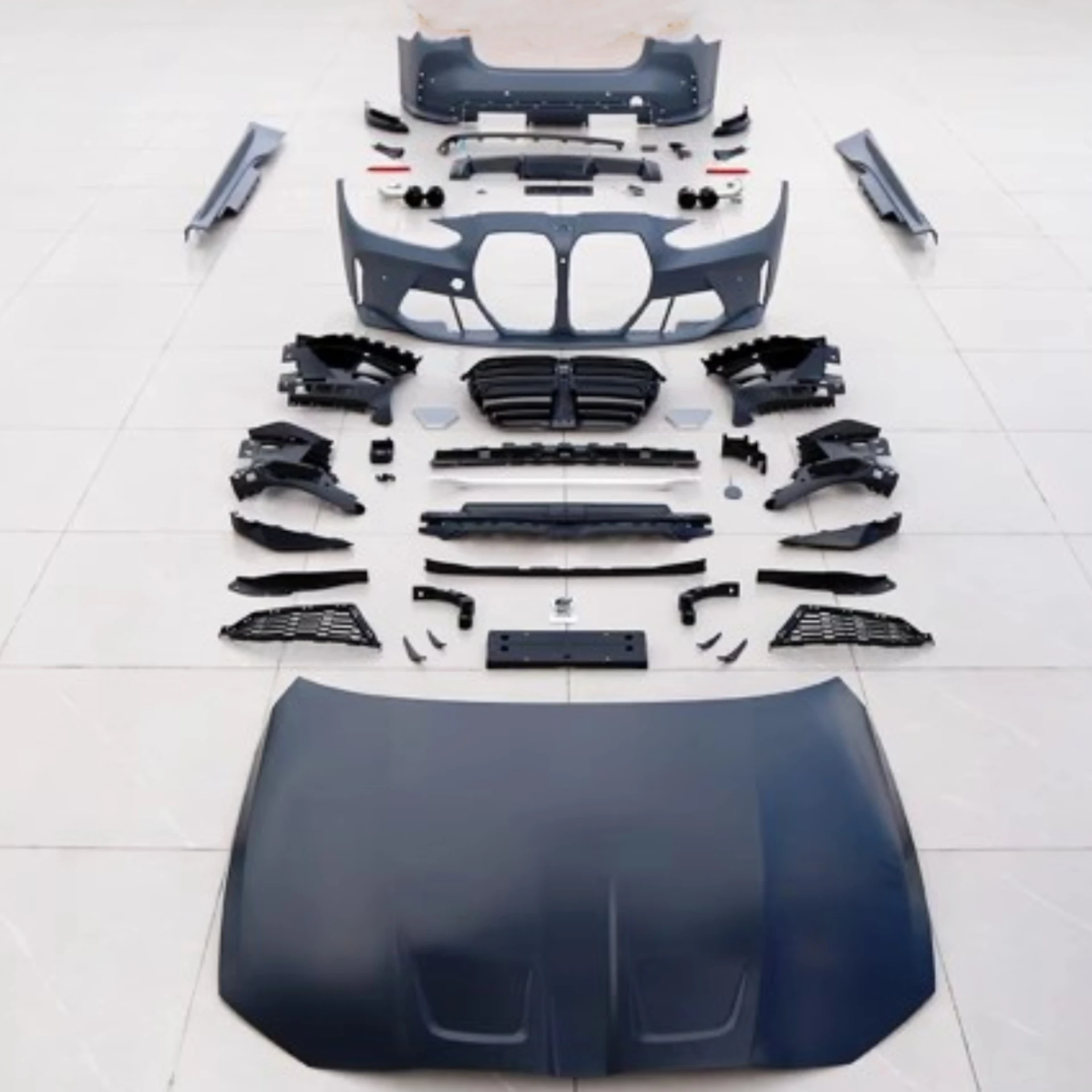 Front-Rear-Bumper-Engine-Conver-Side-Skirt-Tail-Throat-for-BMW-4-Series ...