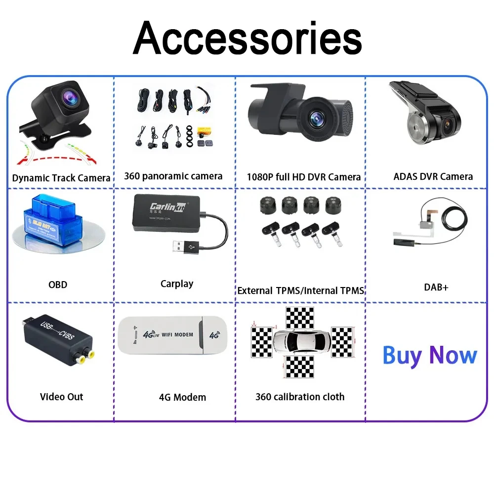 For-Car-Radio-Player-DVR-TPMS-OBD-DAB-DSP-Calibration-Cloth-Tempered ...