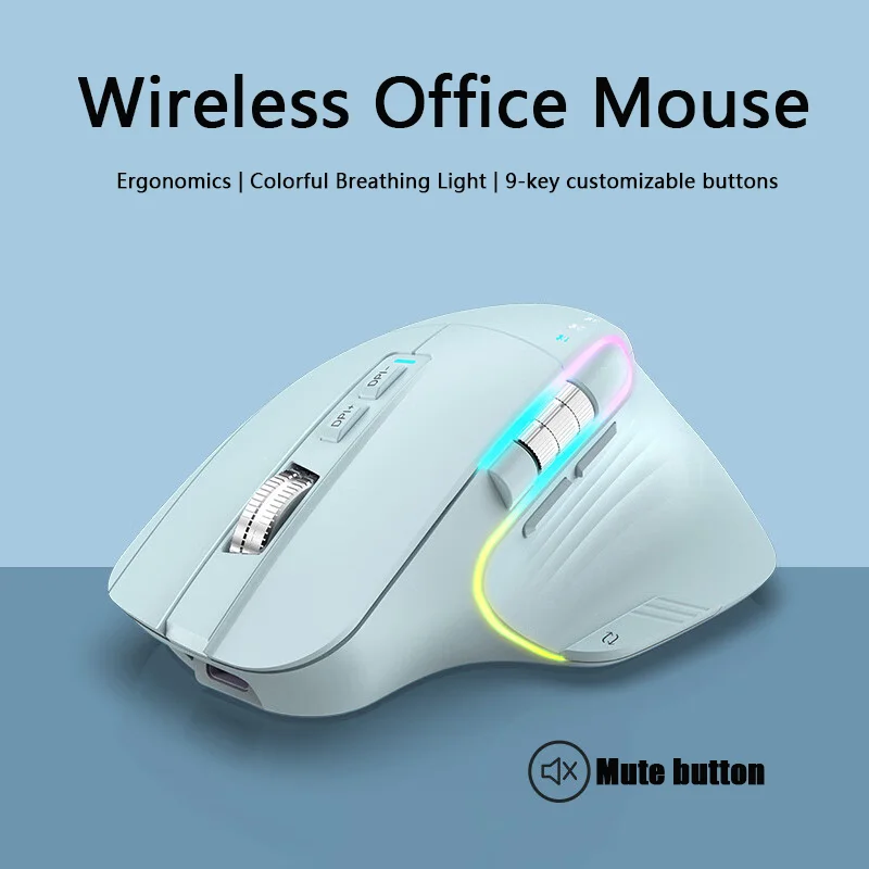 Multi-Device-2-4G-Wireless-Mouse-Tri-mode-Bluetooth-Mouse-11-RGB-Office ...