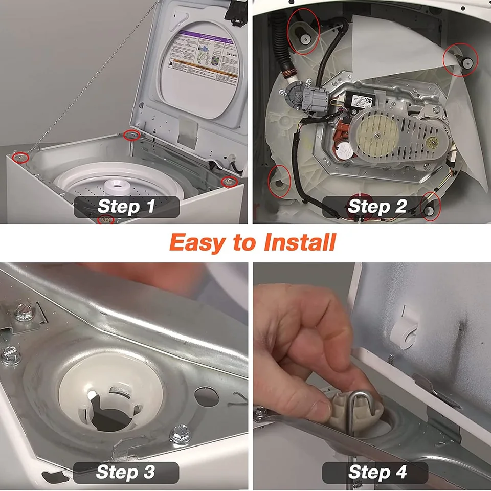 Whirlpool Wtw5000dw2 Suspension Rod Kit Whirlpool Washer Suspension ...