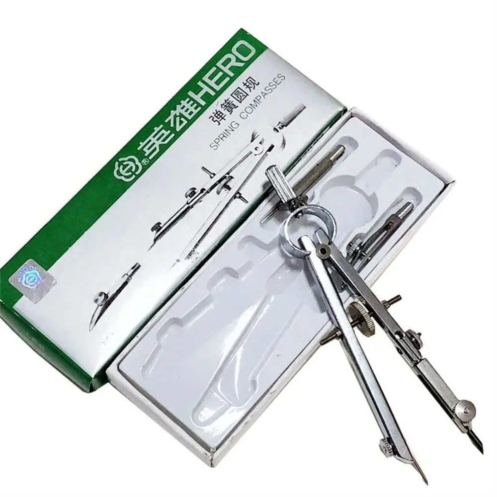 1PC Drafting Compass with Lock Math Compass Drawing Metal Geometry ...