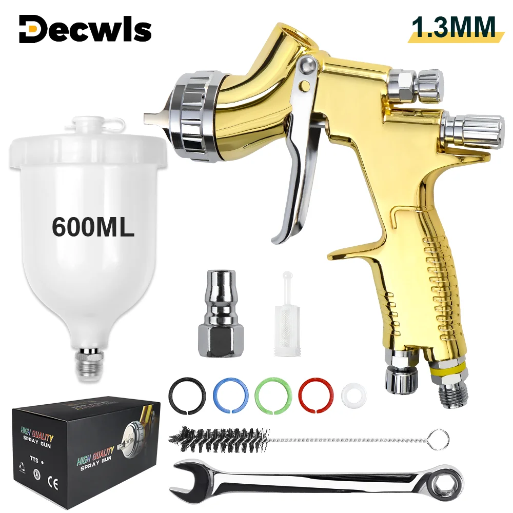 Professional-Spray-Gun-T110-Auto-Paint-Spray-Gun-HVLP-1-3mm-Industrial ...