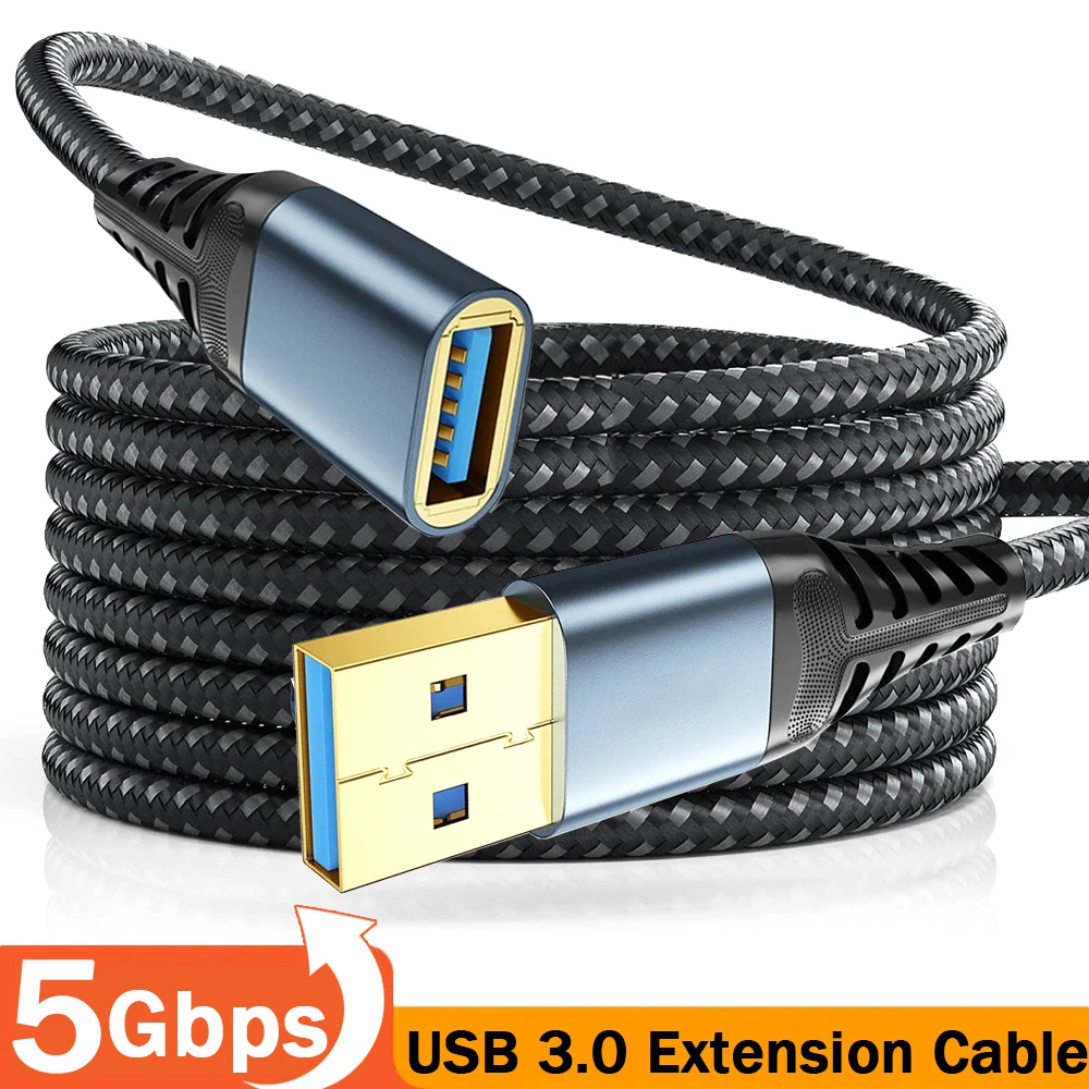 USB3-0-Extension-Cable-5Gbps-High-speed-Transmission-Charging-Cord-USB ...