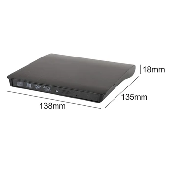 5Gbps USB 3.0 SATA External DVD CD-ROM RW Player 12.7mm Optical Drives ...