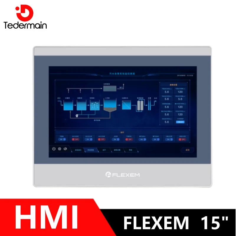 FLEXEM-15-HMI-FE6156H-Industrial-touch-screen-1920-1080-Compatible-with ...