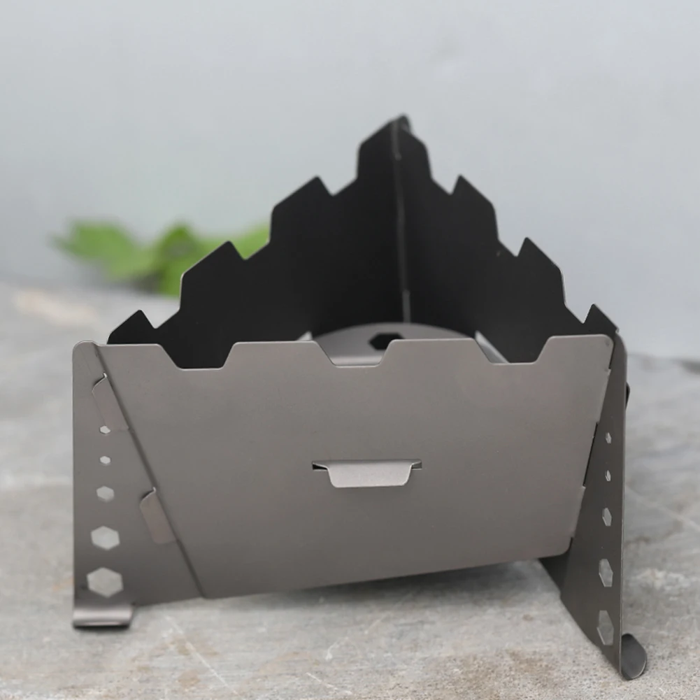Solid Alcohol Stove Stand Camping Windproof Assembly Solid Fuel Stove ...