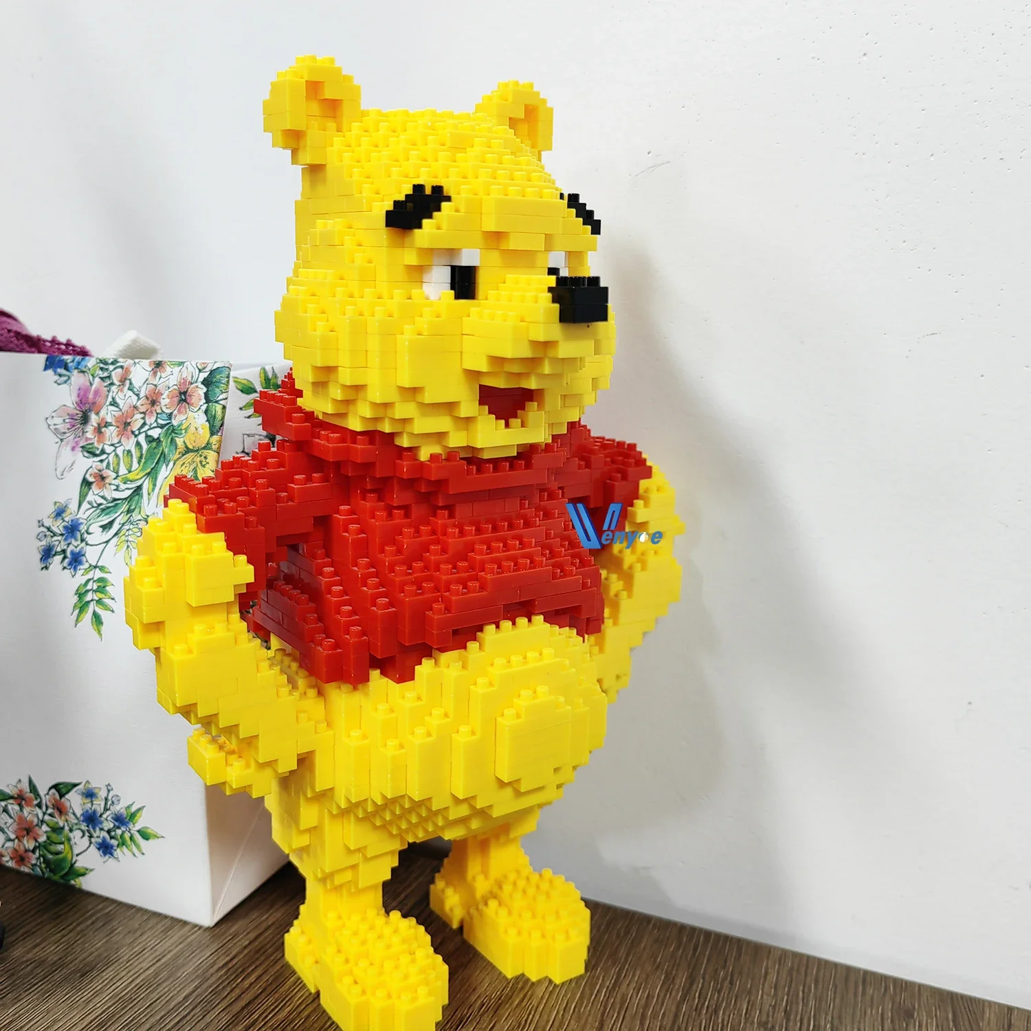 Cute-Winnie-the-Pooh-Micro-Building-Blocks-Kawaii-Disney-Bear-DIY-Model ...