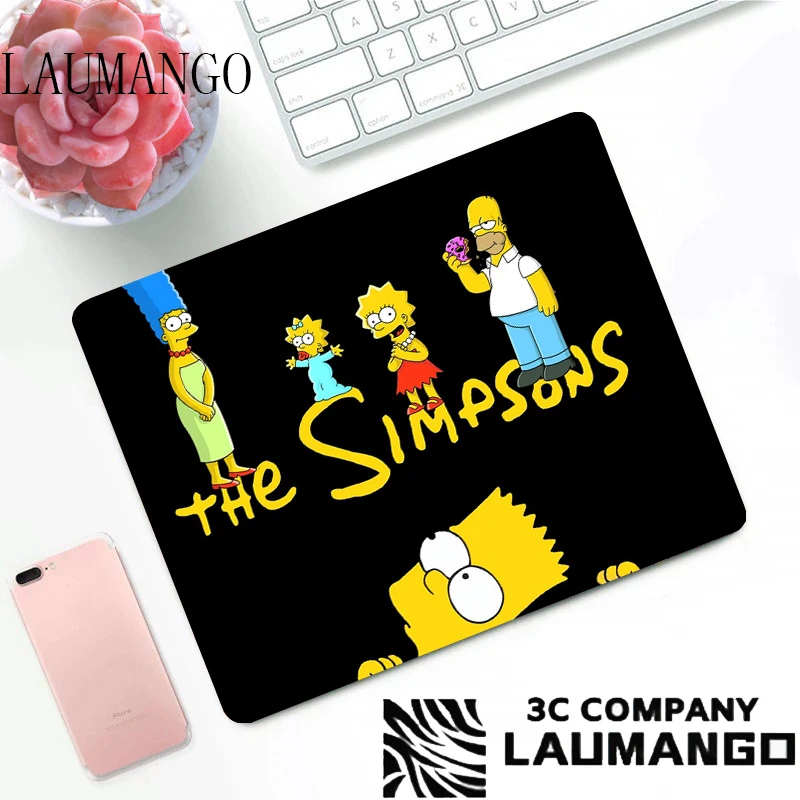 Kawaii Mouse Pad Gamer Simpsons-s Deskmat Acessórios De Mesa De Jogos ...