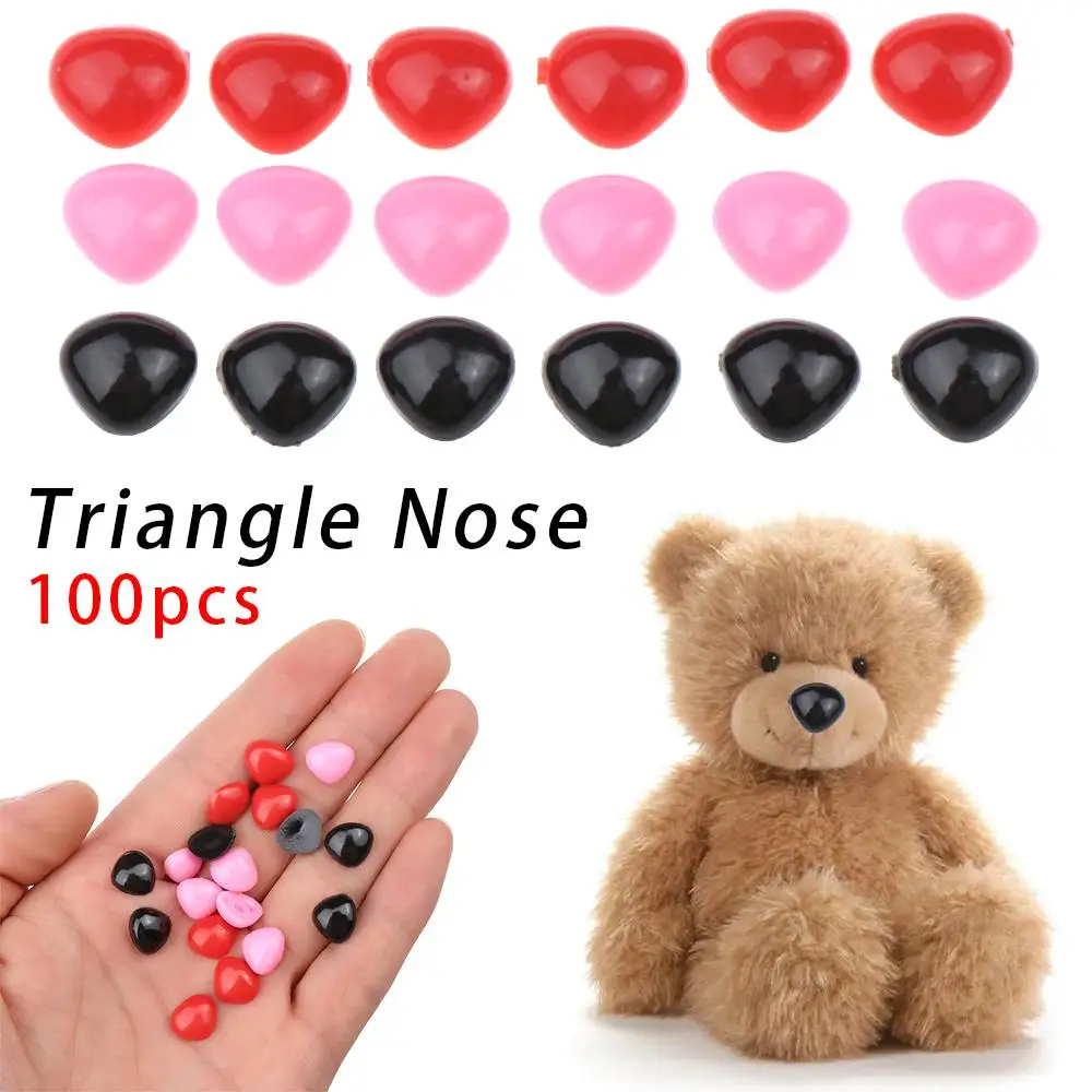 100Pcs-Doll-Noses-Plastic-Triangle-Noses-Bear-Buttons-Safety-Parts-DIY ...