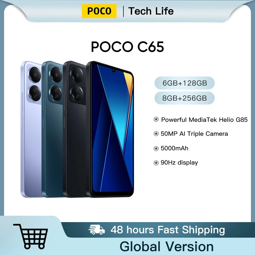 POCO-MediaTek-Helio-G85-NFC-Octa-Core-Vers-o-Global-C65-128GB-256GB ...
