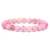 Fashion Natural Stone Pink Angelite Beads Bracelet 8mm Sunstone Beaded ...