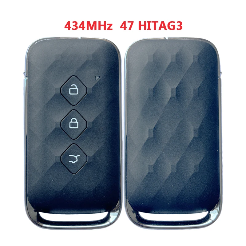 HNKeys-For-Chevrolet-3-button-smart-card-car-key-433-frequency-47-chip ...
