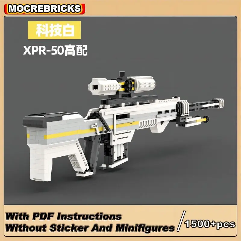 1700PCS-Shootable-Game-Military-Gun-Weapon-XPR-50-Bullets-Sniper-Rifle ...