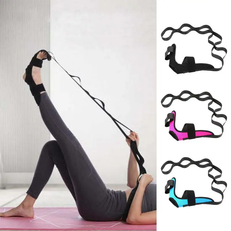 Calf-Stretch-Band-Body-Stretch-Belt-Training-Exercise-Yoga-Fitness ...