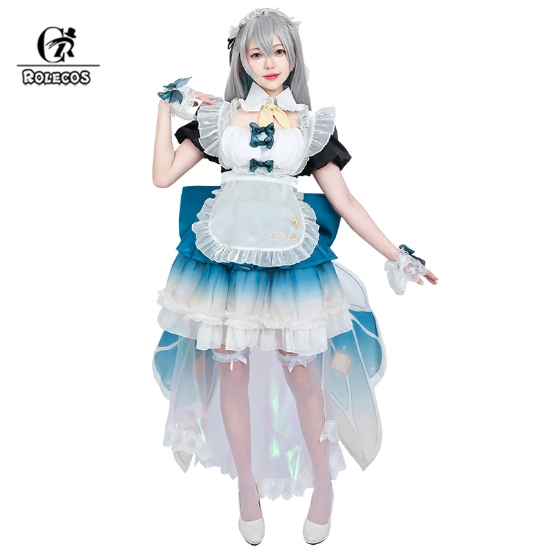 ROLECOS-Game-Honkai-Star-Rail-Firefly-Maid-Cosplay-Firefly-Costume ...
