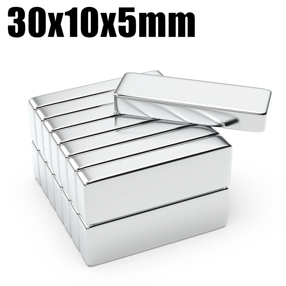 2-5-10-20-50Pcs-30x10x5-N35-Neodymium-Magnet-30mm-X-10mm-X-5mm-NdFeB ...