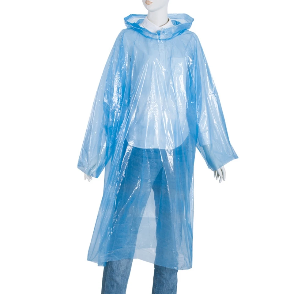 Clear Rain Jacket With Hood XUJIQI Waterproof Portable Raincoat, Rain ...