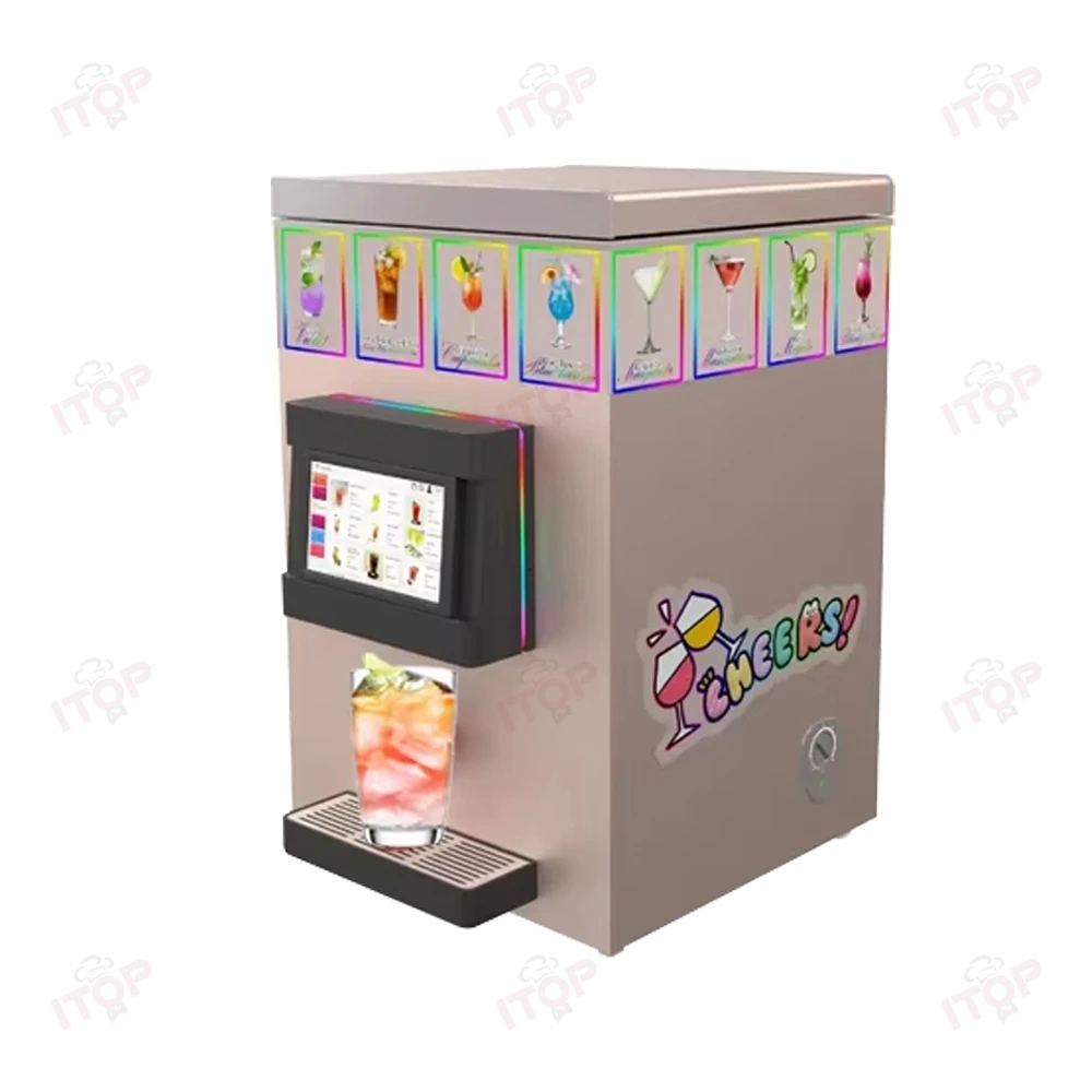 8-Ingredient Automatic Cocktail Mixer Dispenser Machine New Condition ...
