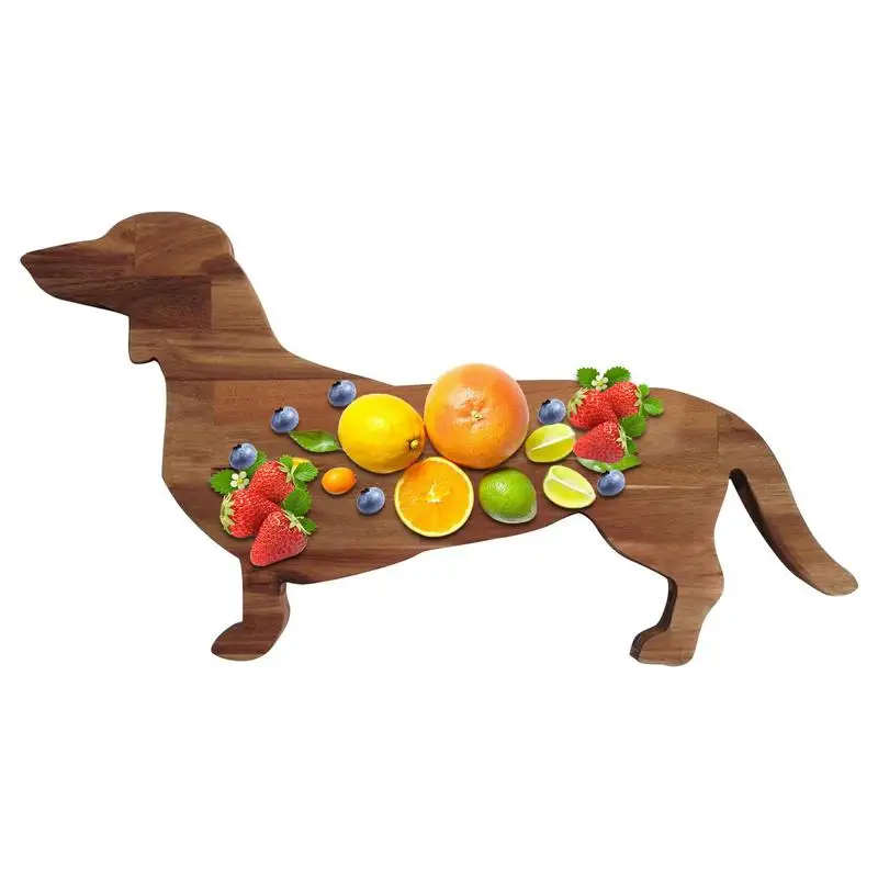 Funny Dachshund Dog Shape Aperitif Board Novelty Cheese Board Unique ...