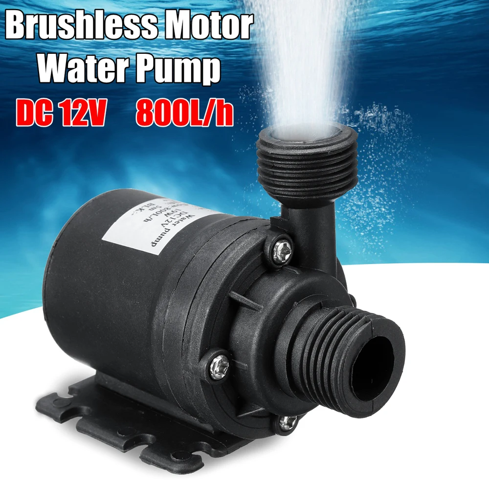 Ultra-Leise-Wasserpumpe-Mini-DC12V-24V-B-rstenlosen-Motor-Tauch ...
