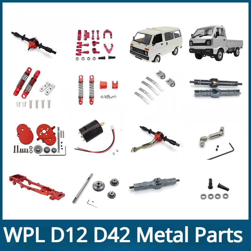 WPL-D12-D42-RC-Car-Parts-Metal-Upgrade-Modification-Parts-Axle-Drive ...