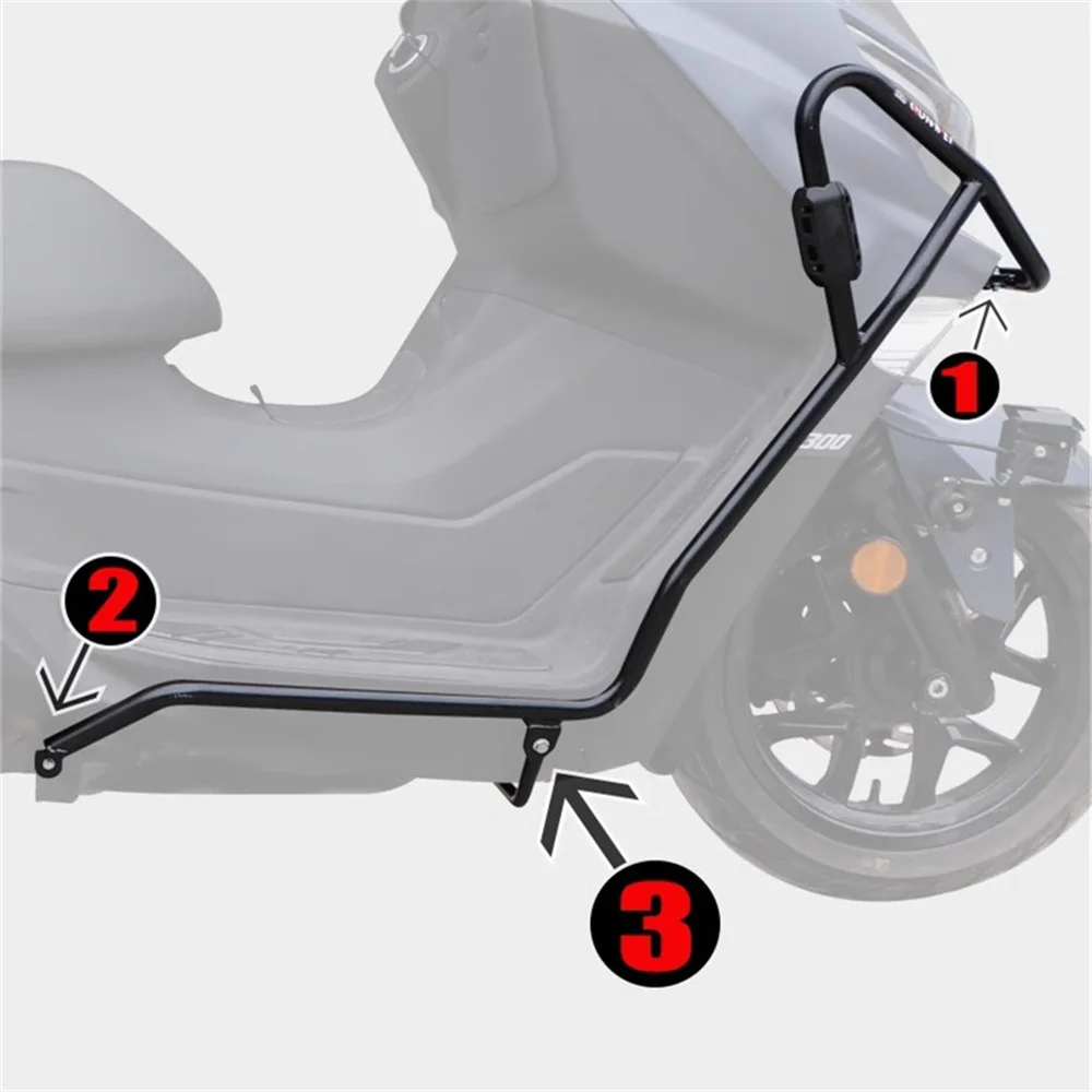 FOR-SYM-XS300T-Motorcycle-bumper-guard-rear-tailstock-trunk-rack-XS ...