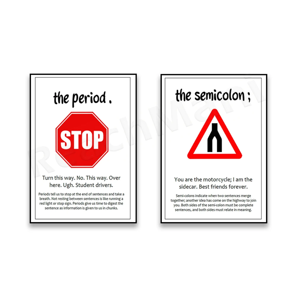 Punctuation Posters Printable