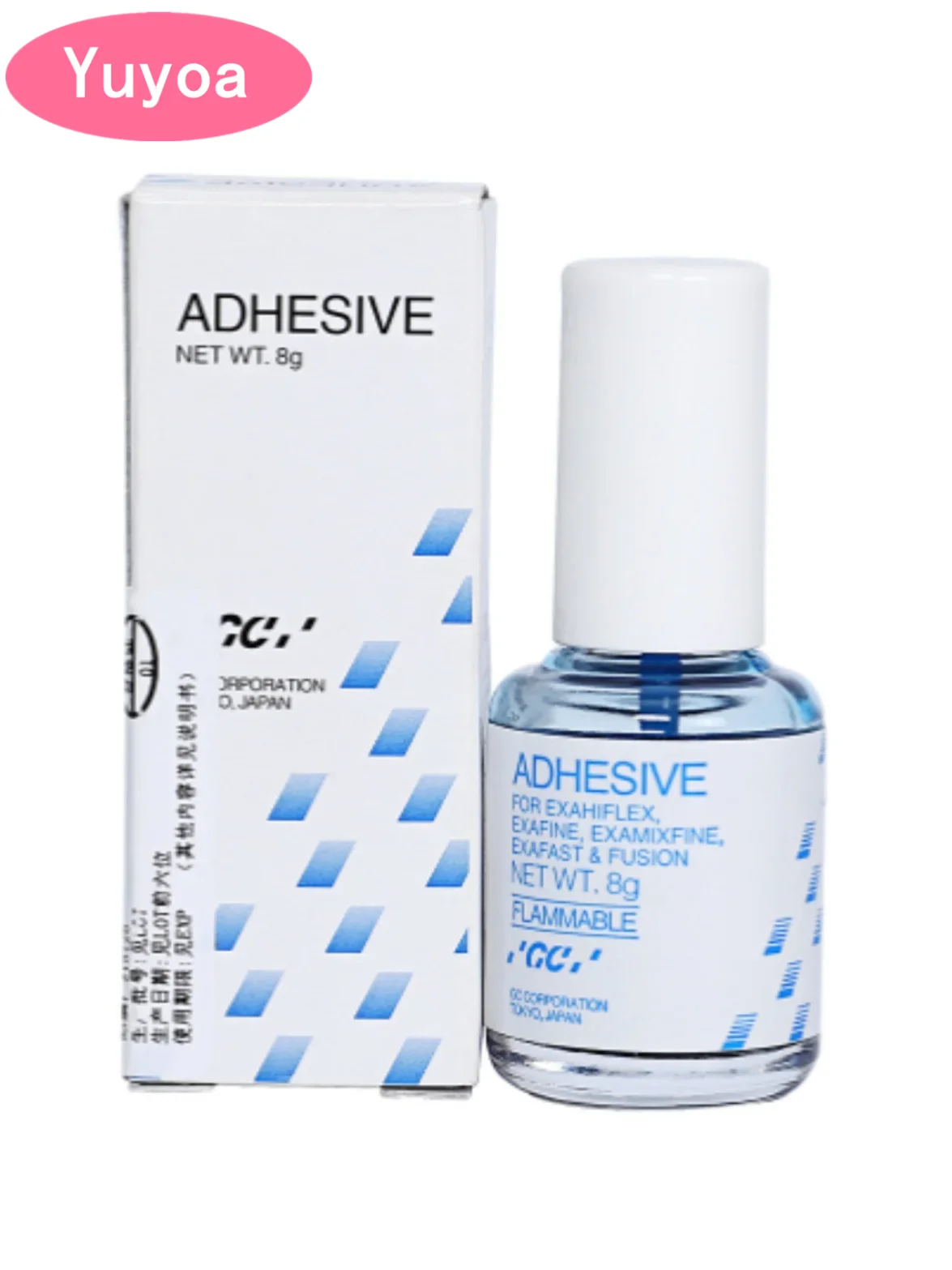 2-x-8G-bottle-Dental-Tray-GC-Adhesive-for-Impression-Silicone-Glue ...