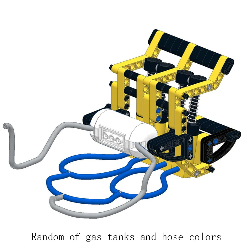 NEW-MOC-Technical-Pneumatic-Hand-Pump-Compressor-Building-Blocks-DIY ...