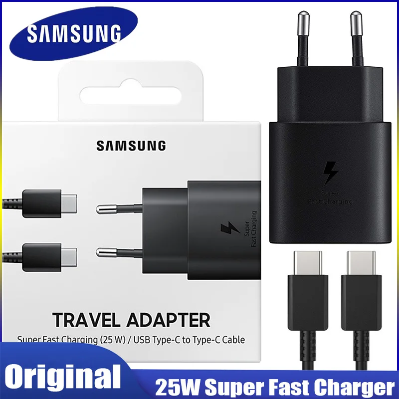 25w Samsung Note10 Usb3.0 Type C Pd Super Fast Charger Afc Adapter Usb ...