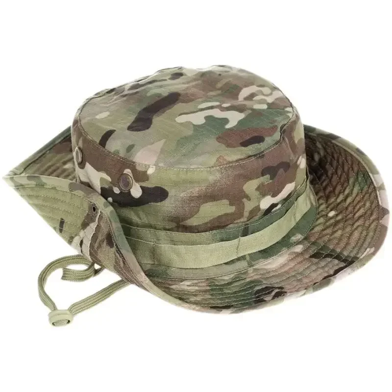 US Army Camouflage Boonie Hat Tactical Military Bucket Hats Summer ...
