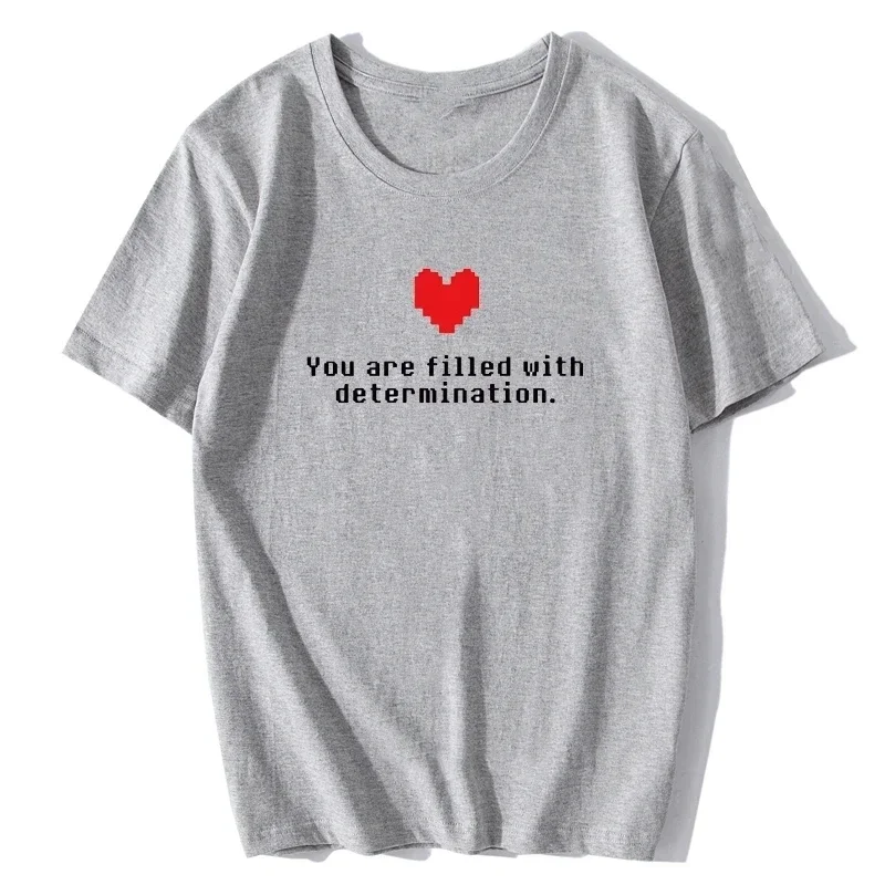 T Shirt Women Gamer Clothes High Quality Filled with Determination ...