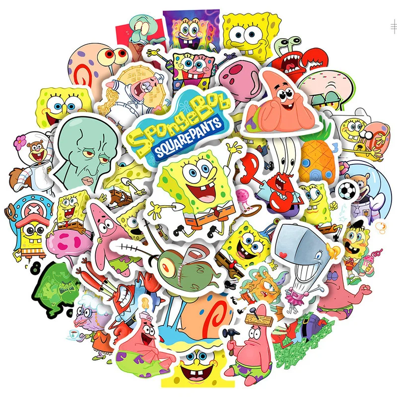 Pegatinas De Spongebobs De Anime De Dibujos Animados Para Coche