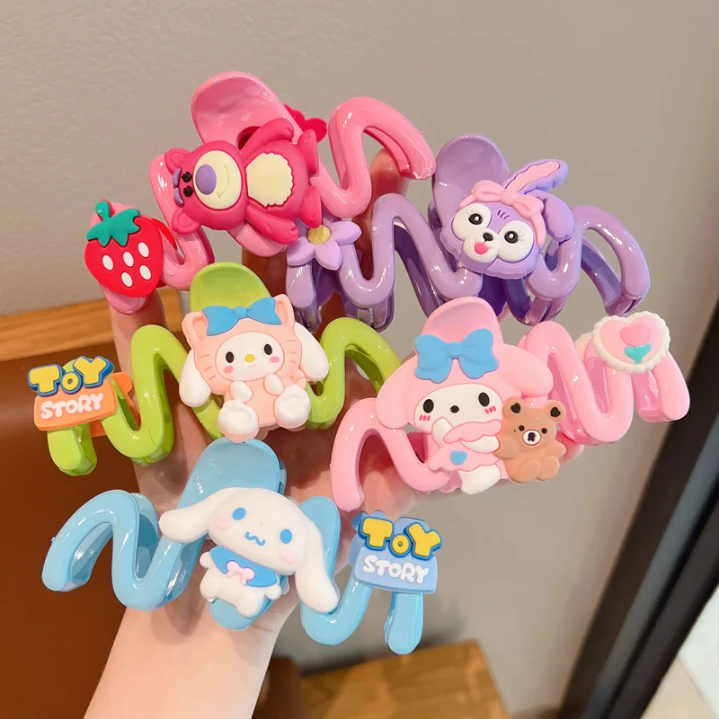 10CM-Lovely-CartoonClaw-clamp-Korean-Plastic-Shark-Hair-Clips-Geometry ...