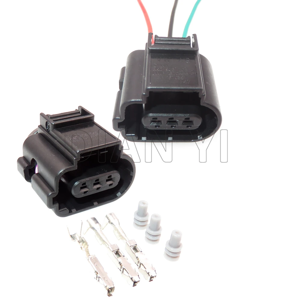 1-Set-3-Way-Starter-Car-Air-Conditioner-Pressure-Switch-Wire-Plug-For ...