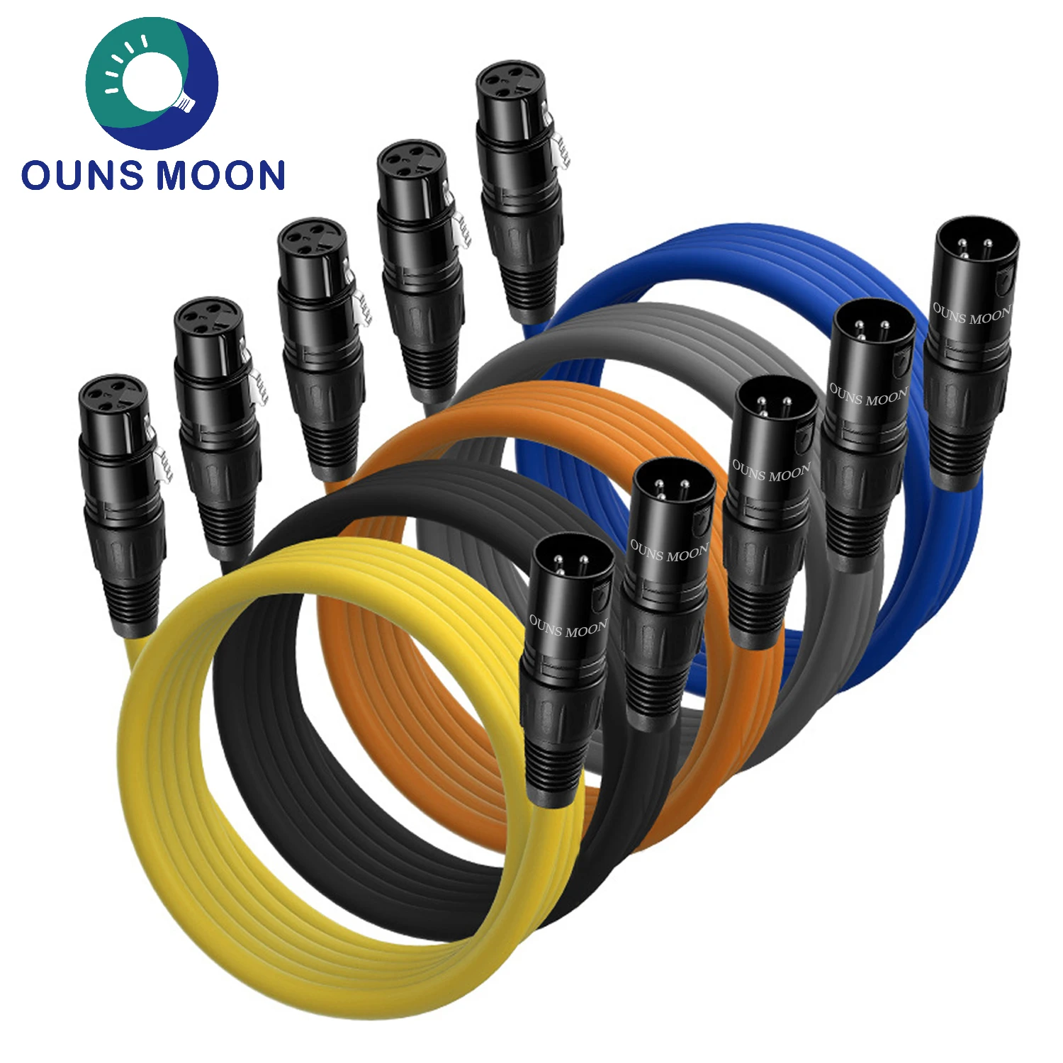 15M-30M-DMX-XLR-Male-to-Female-3-Pin-Balanced-Shielded-Stage-LED ...