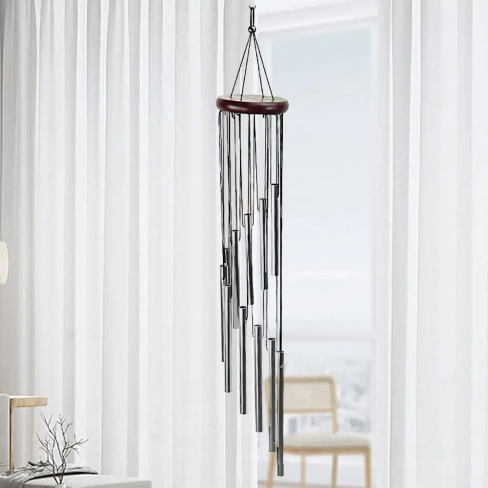 Windbell-Pendant-Easy-Installation-Long-Lasting-12-Aluminum-Tubes ...