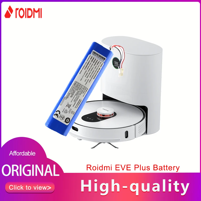 New-Rechargeable-Li-ion-Battery-for-Roidmi-EVE-PLUS-Robot-Vacuum-Cleaner-Spare-Parts-Power ...