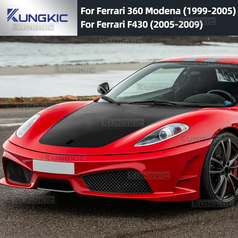 For Ferrari 360 Modena 1999-2005 F430 2005-2009 Car Engine Hood Front ...