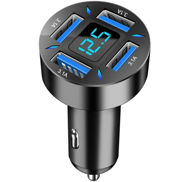 150W 5 Ports Car Charger Fast Charging PD QC3.0 USB C Car Phone Charger ...