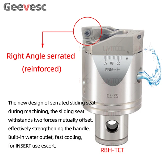 Adjustable double-edged RBH 25-33 32-42 40-55 68-92 BT30 BT40 SK40 MT2 ...