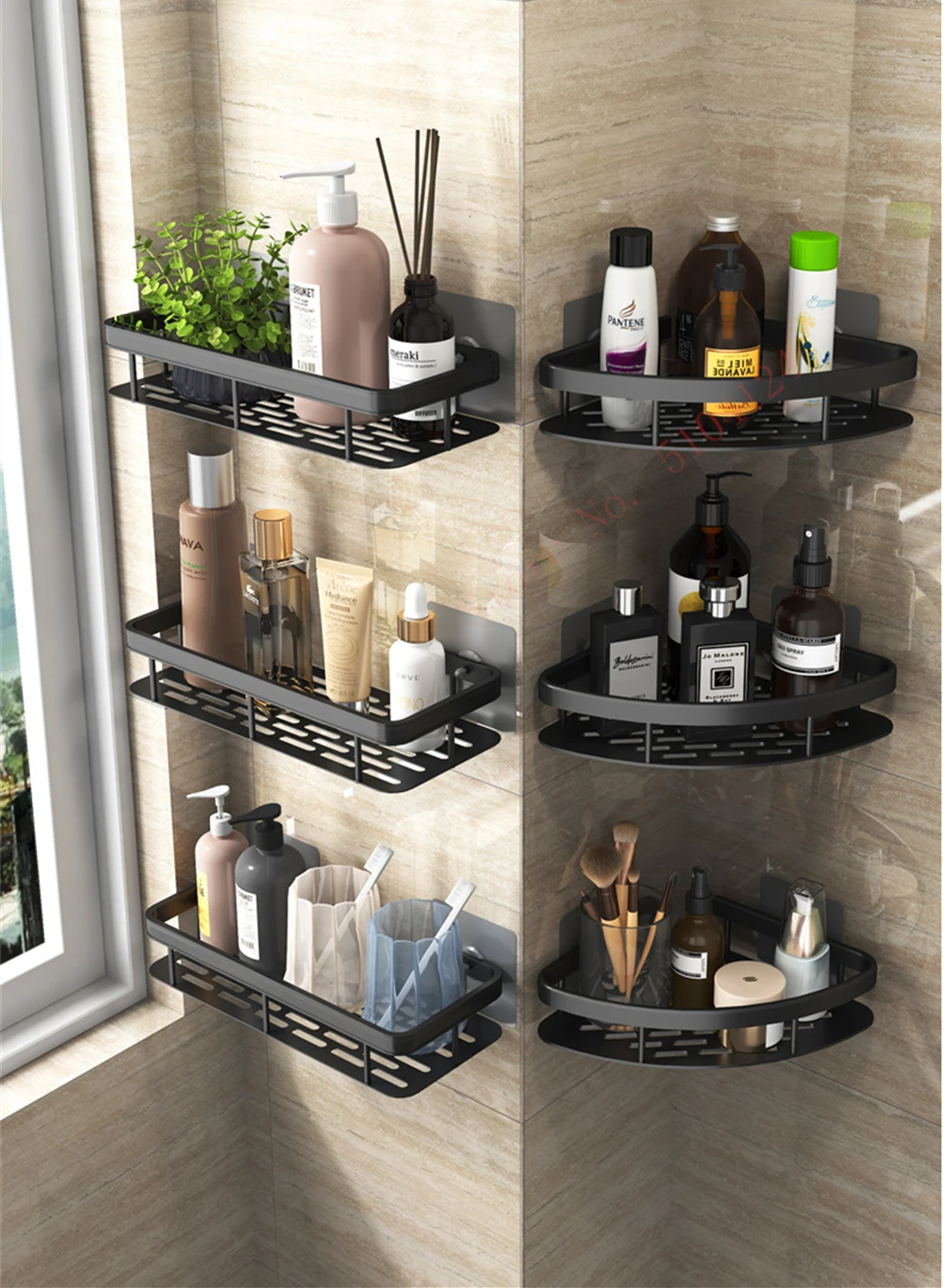Bathroom Accessories Organizer | Bathroom Accessories Storage - No ...