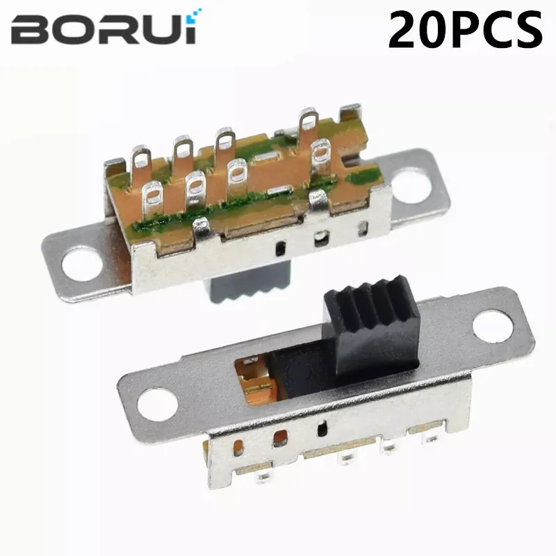 Interruptor de palanca doble SS23E04, SS 23E04 SS23E04G5, 8 pines, 3 archivos, 2P3T, DP3T, mango ...